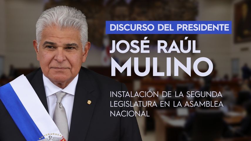VIDEO | EN VIVO Asamblea Nacional: Informe del Presidente José Raúl Mulino