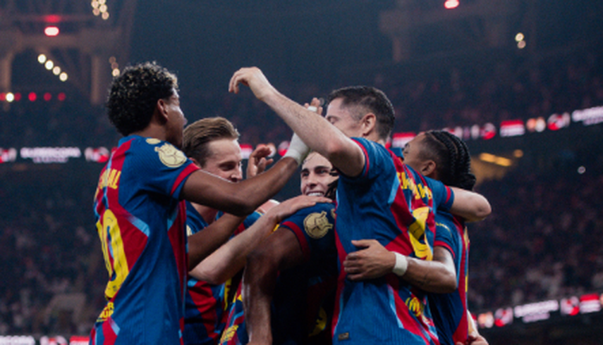 Barcelona vence 3-2 al Real Madrid y gana la Supercopa de España