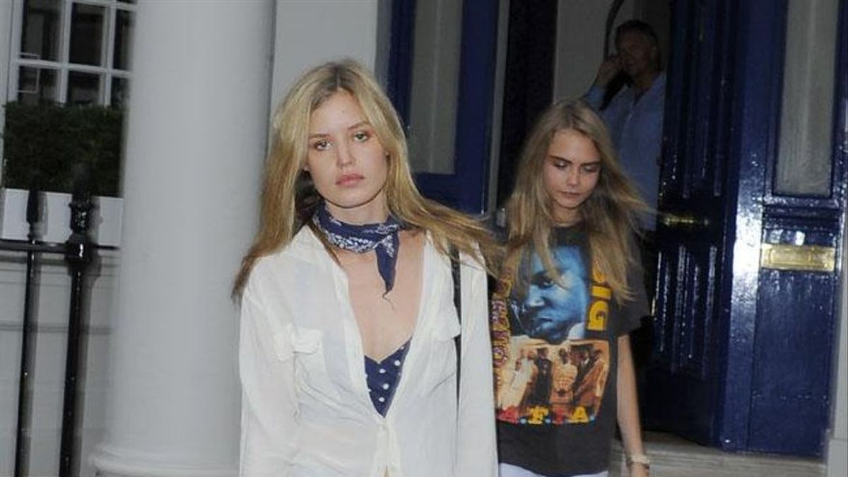 Cara Delevingne, Suki Waterhouse y Georgia May Jagger graban juntas una ...