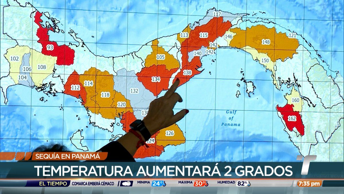 Varias cuencas hidrográficas de Panamá presentan sequía meteorológica