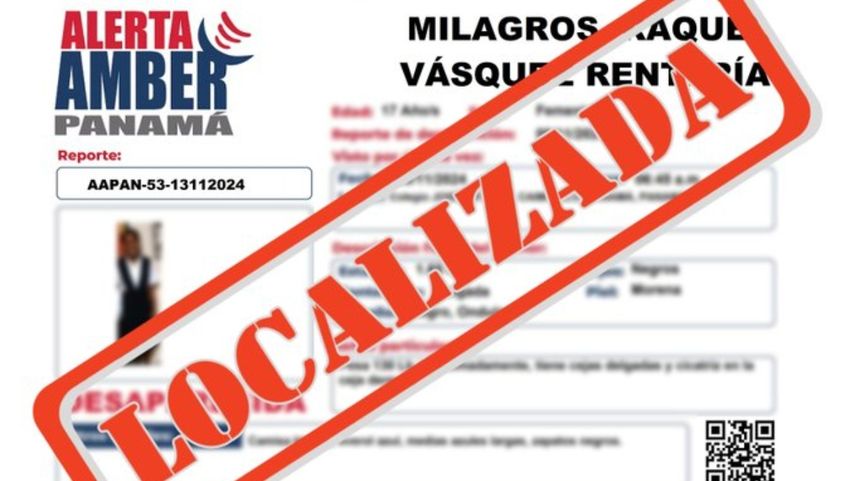 Milagros Raquel Vázquez Rentería es localizada tras Alerta Amber