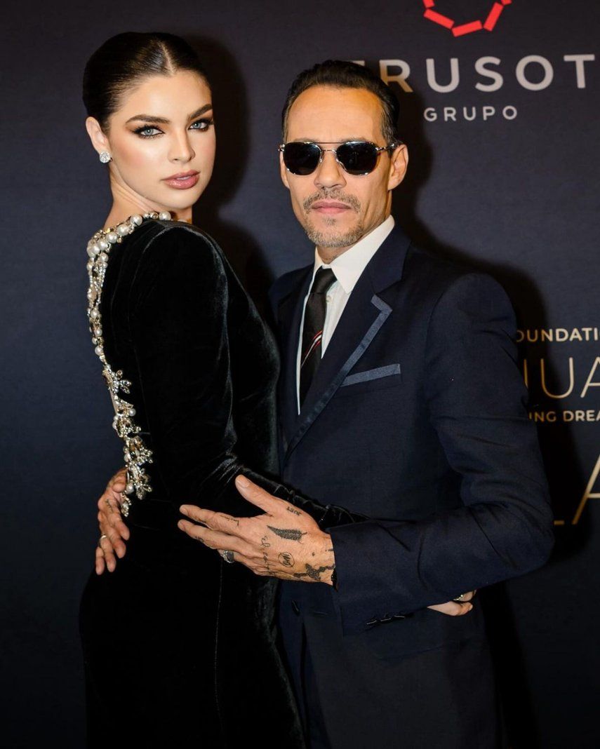 Marc Anthony y Nadia Ferreira deslumbran en la gala de su fundación Maestro Cares