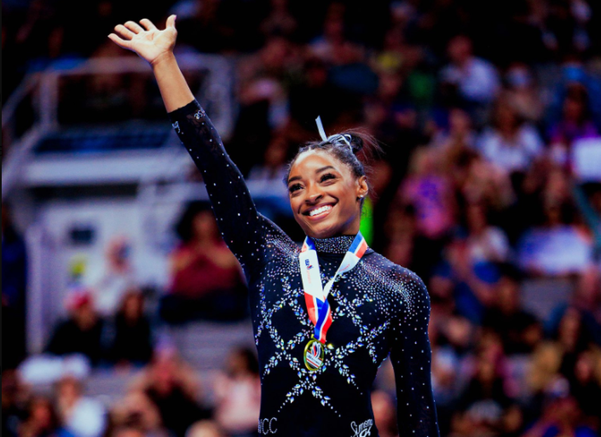 Simone Biles consigue su 8vo Campeonato de Gimnasia en EE.UU.