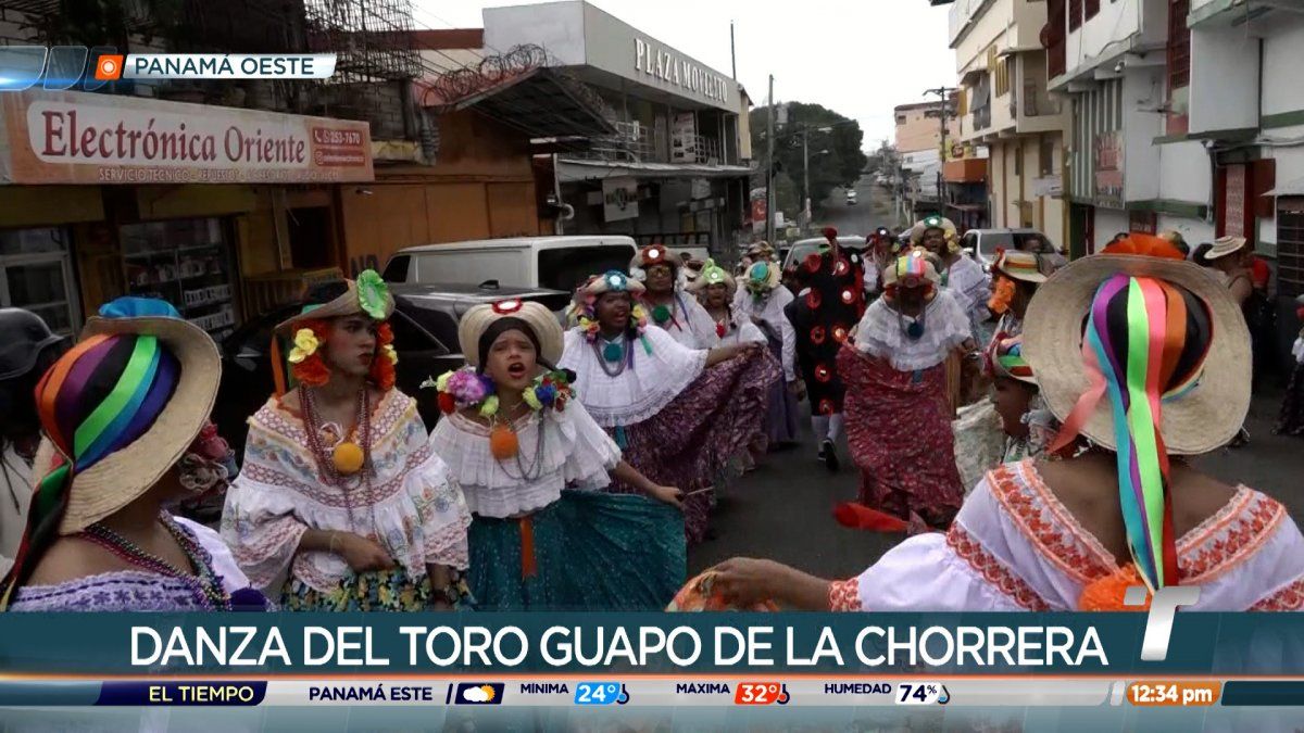 Realizan las tradicionales danzas del Toro Guapo de La Chorrera