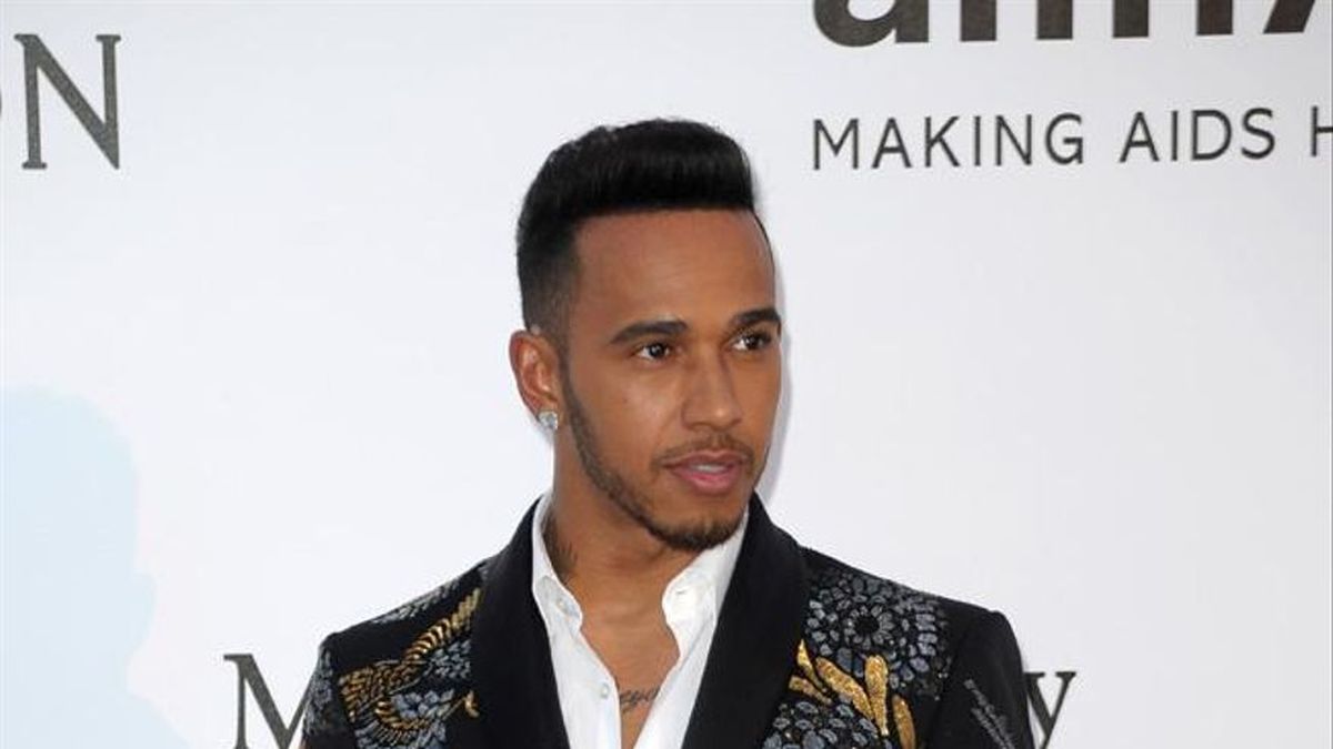 Lewis Hamilton graba su primera canción con su novia Winnie Harlow