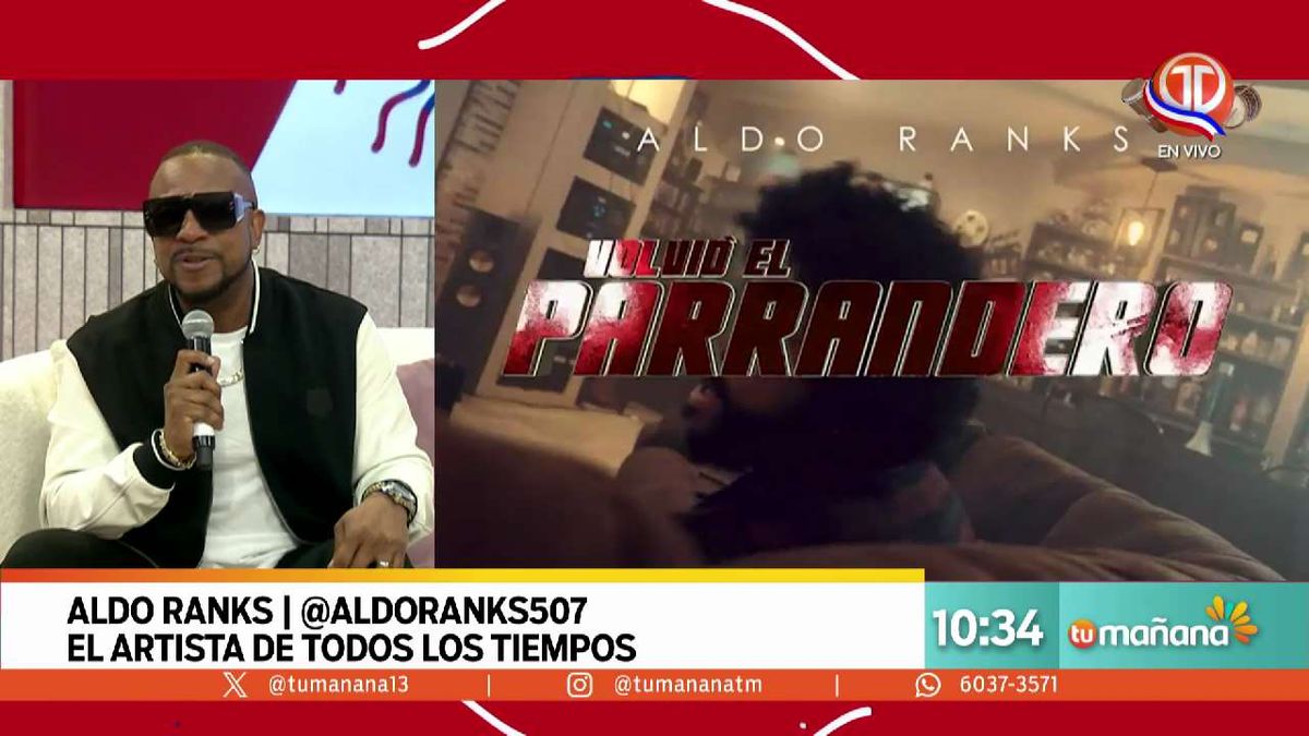 Aldo Ranks sorprende con Volvió el Parrandero su nuevo éxito