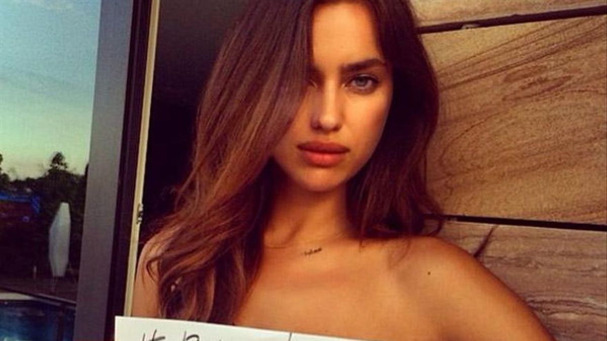 Critican a Irina Shayk por posar desnuda para una campaña solidaria