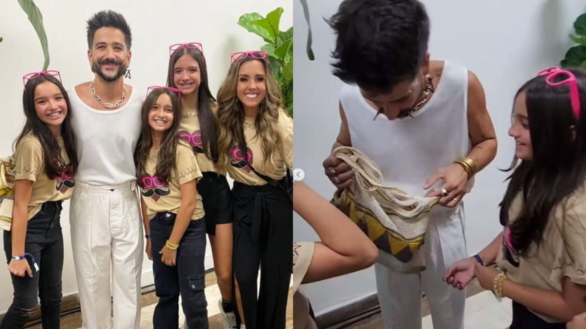 Camilo en Panamá: Hijas de Michelle Simmons le regalan una chácara y Nagua