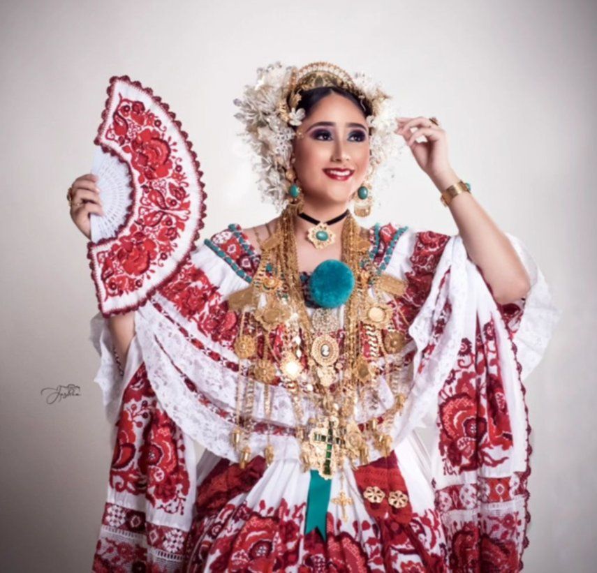 Presentan a la nueva reina del Festival Nacional de la Pollera 2025