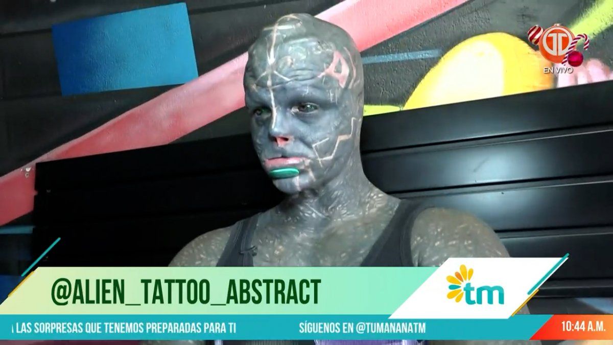 Black Alien, el hombre que quiere ser extraterrestre está en Panamá