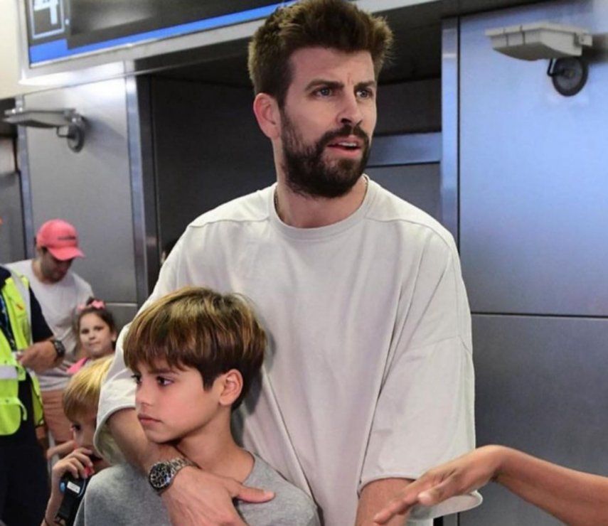 Gerard Piqué llega a Miami con cara de pocos amigos ¿Está bien?