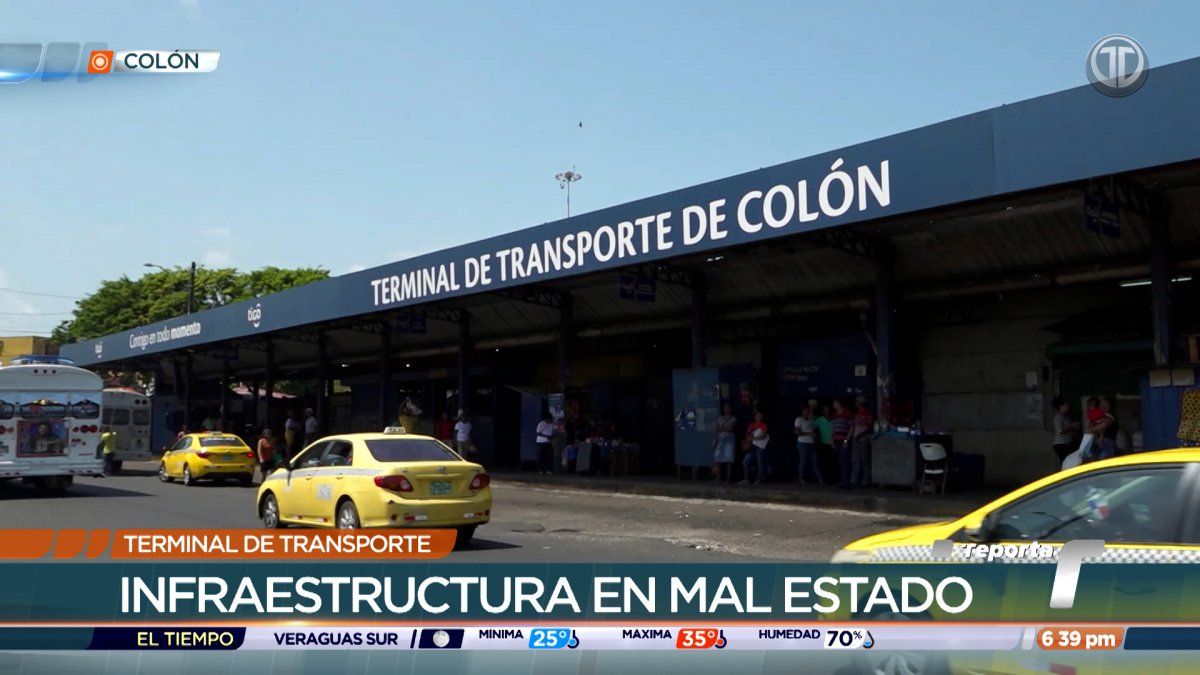 Solicitan mayor limpieza y seguridad en la terminal de Colón