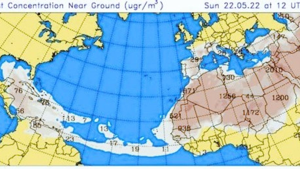 Emiten aviso de vigilancia por ingreso del polvo del Sahara a Panamá