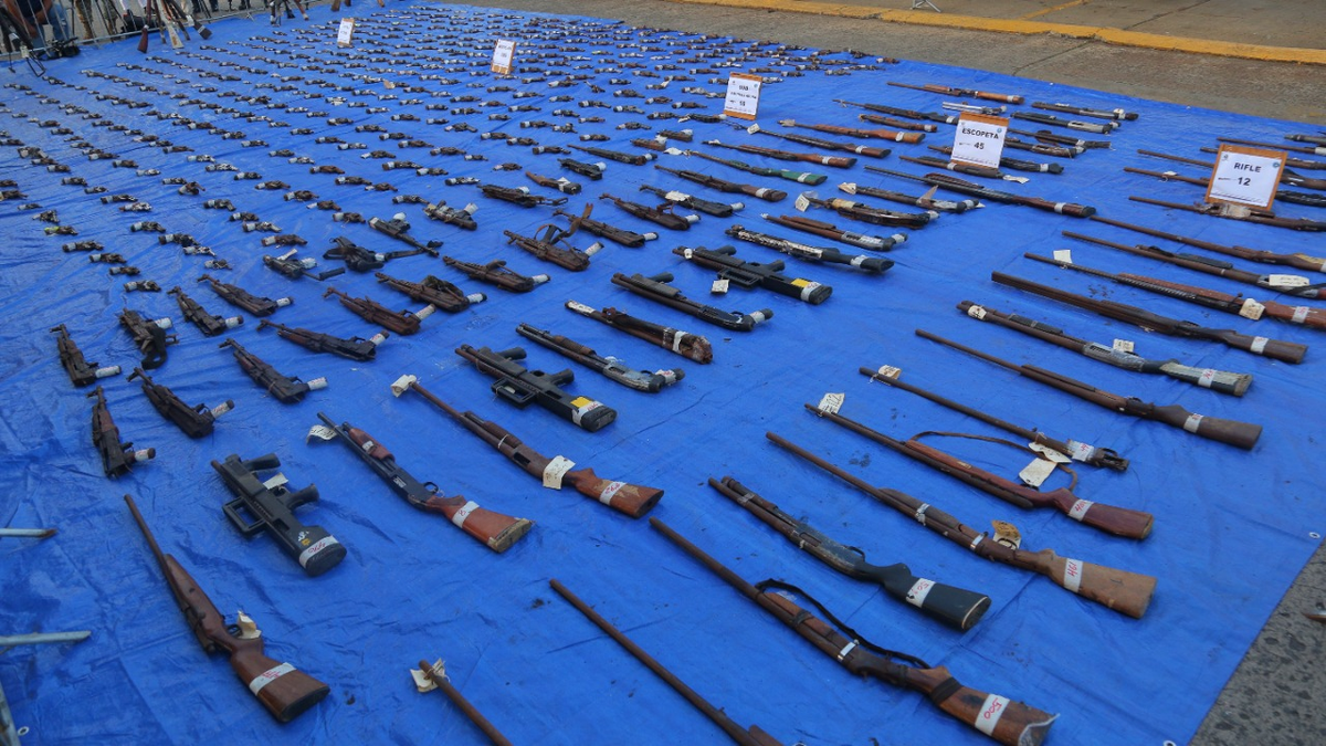 Más de 700 armas han sido incautadas en lo que va del 2023