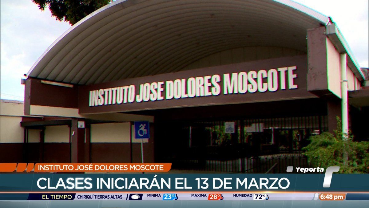 Instituto José Dolores Moscote no iniciará clases el 6 de marzo