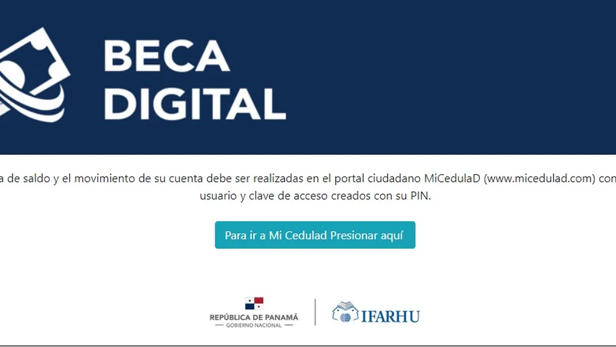 Pago de beca digital del IFARHU: Cifras de estudiantes que serán ...