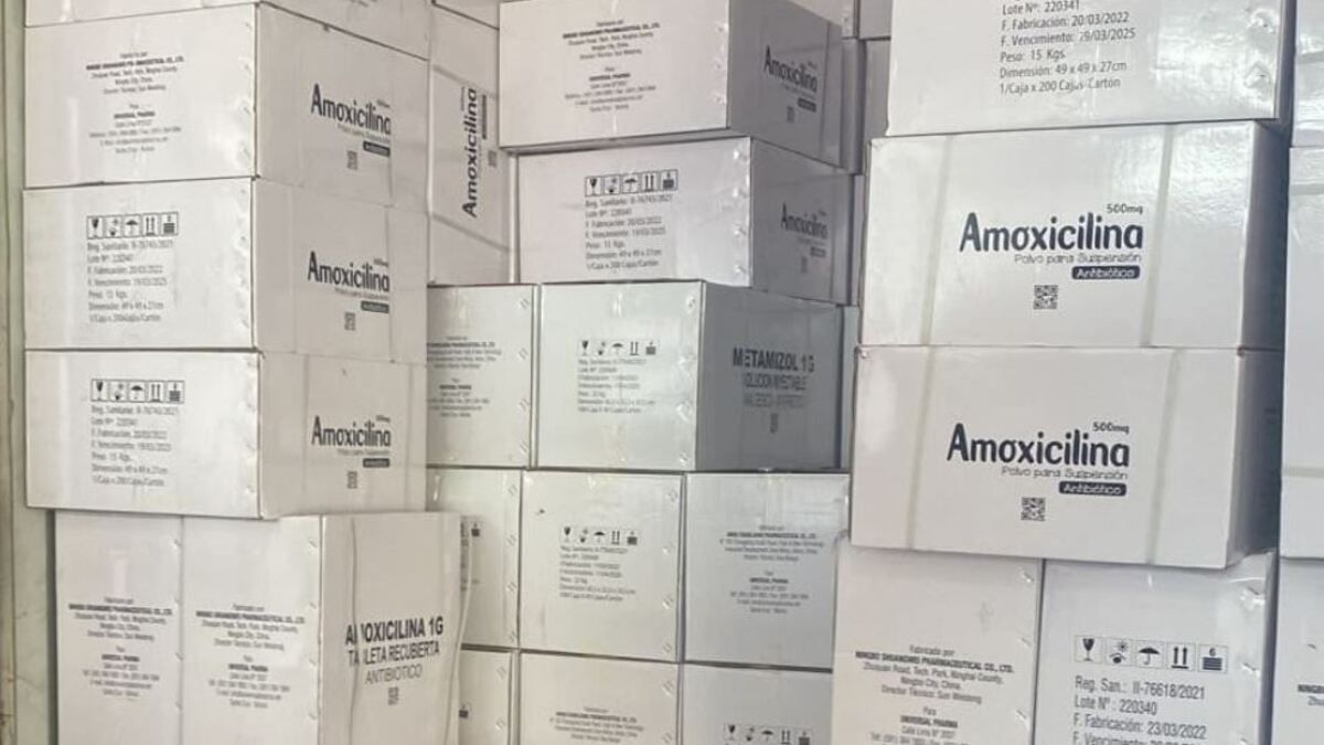 Decomisan cargamento ilegal de medicamentos valorados en 11 millones de dólares