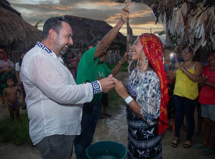 Ana Blanco relata cómo fue su matrimonio bajo el ritual guna