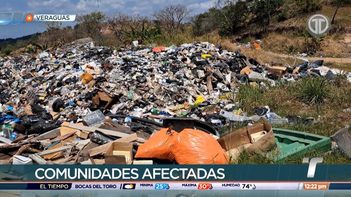 Preocupación en Veraguas por colapso del vertedero
