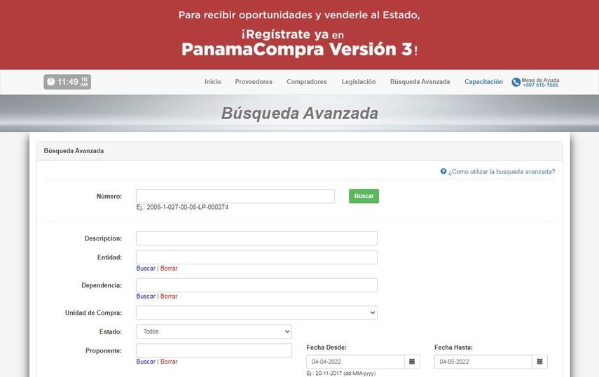 DGCP: Nueva versión 3.0 de PanamaCompra será más transparente