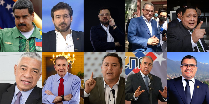 Elecciones de Venezuela 2024: Estos son los 10 candidatos presidenciales