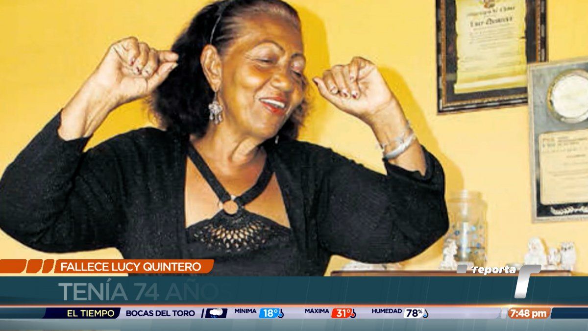 Murió la reconocida cantante de música típica panameña Lucy Quintero