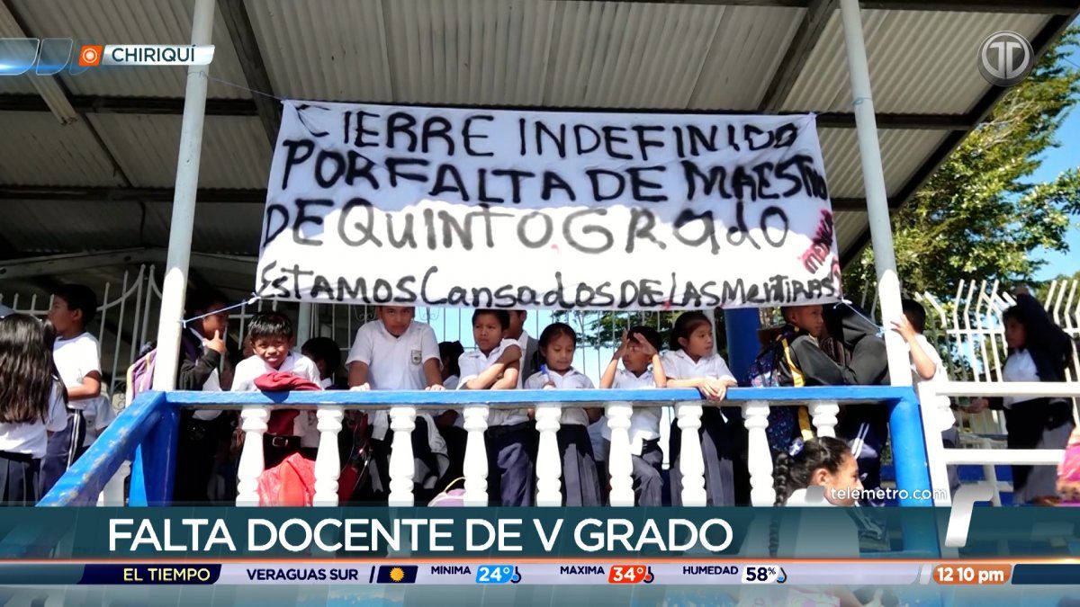 Paro indefinido en Escuela Félix. A. Lara por falta de docente