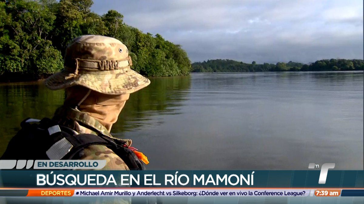 Autoridades realizan búsqueda de tres personas en el río Mamoní