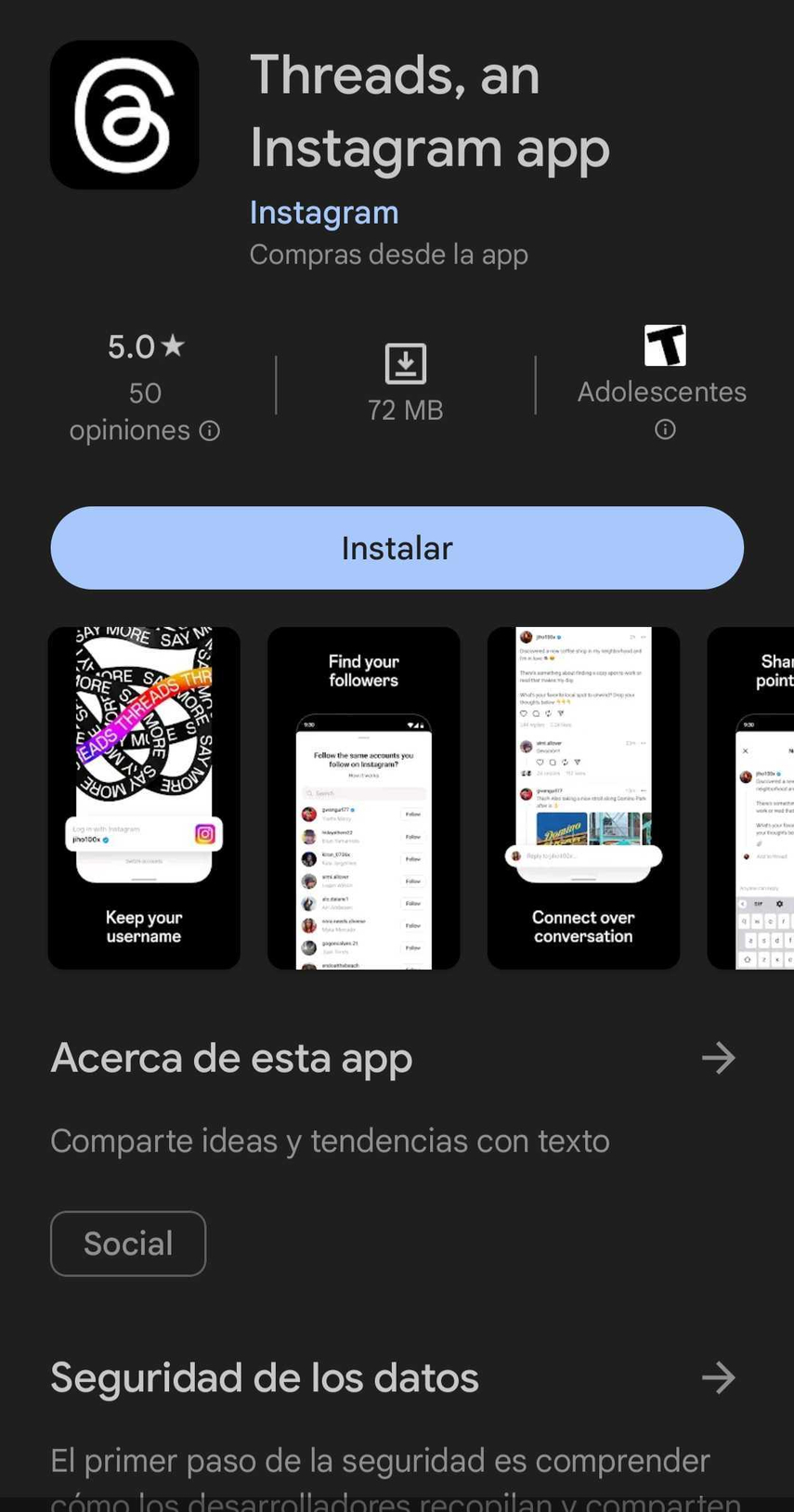 Threads, Meta: ¿Cómo descargar la nueva aplicación competencia de Twitter?