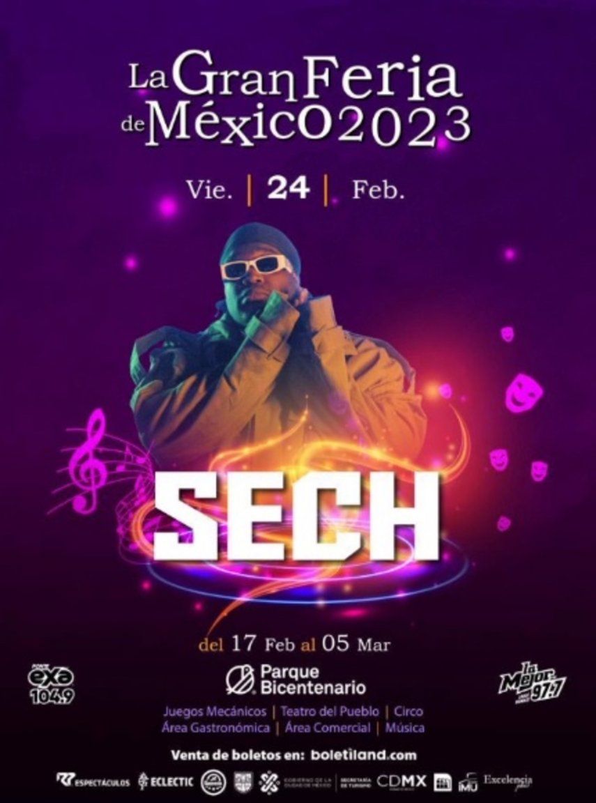 Sech forma parte de La Gran Feria de México 2023