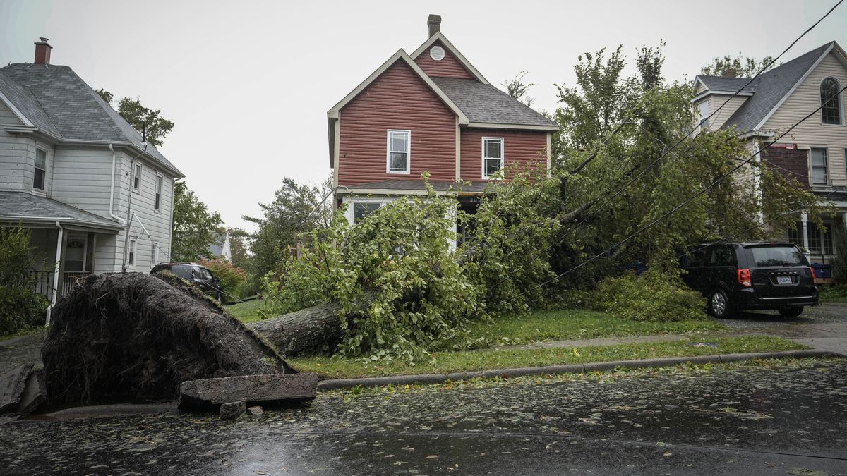 El huracán Fiona deja huella de destrucción en la costa este de Canadá