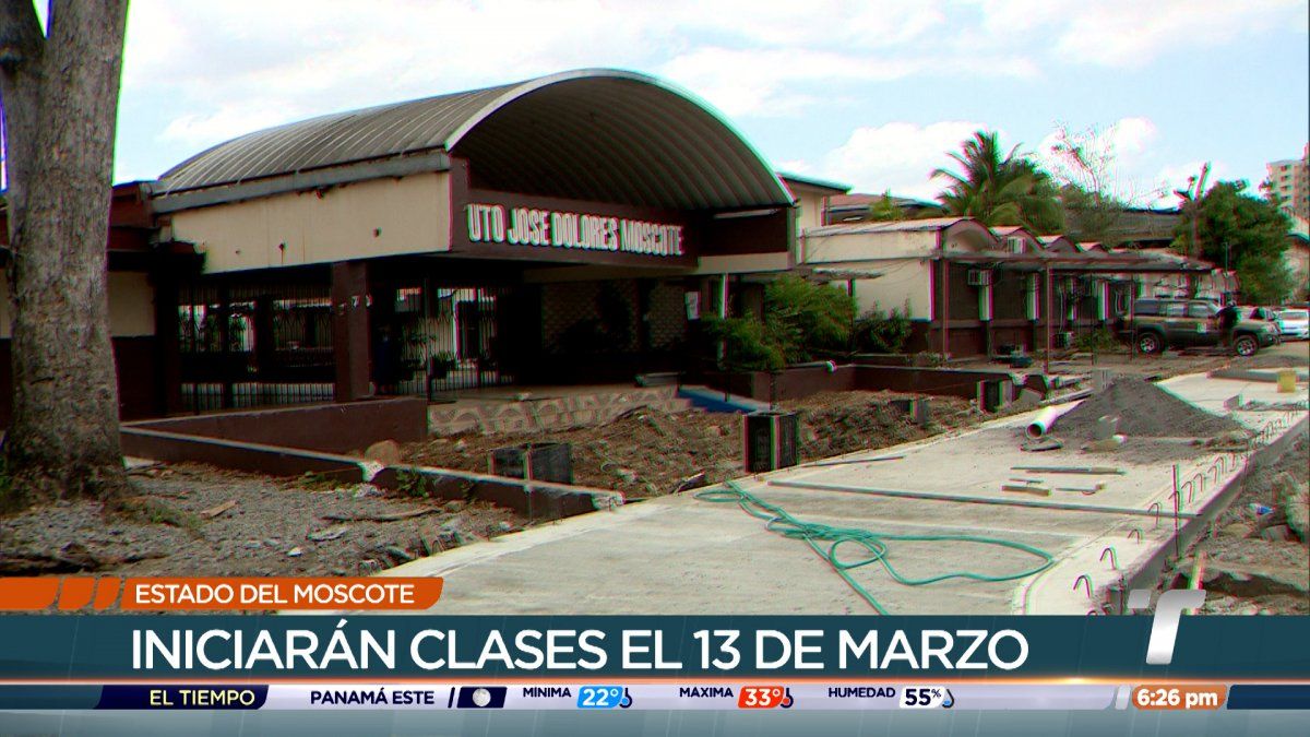 Clases en el Instituto José Dolores Moscote iniciarán el 13 de marzo