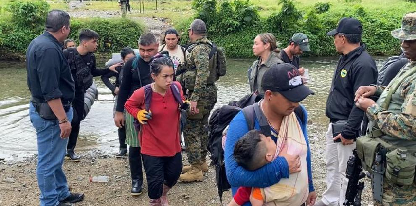 Acciones del Senafront en ayuda a los migrantes en Darién