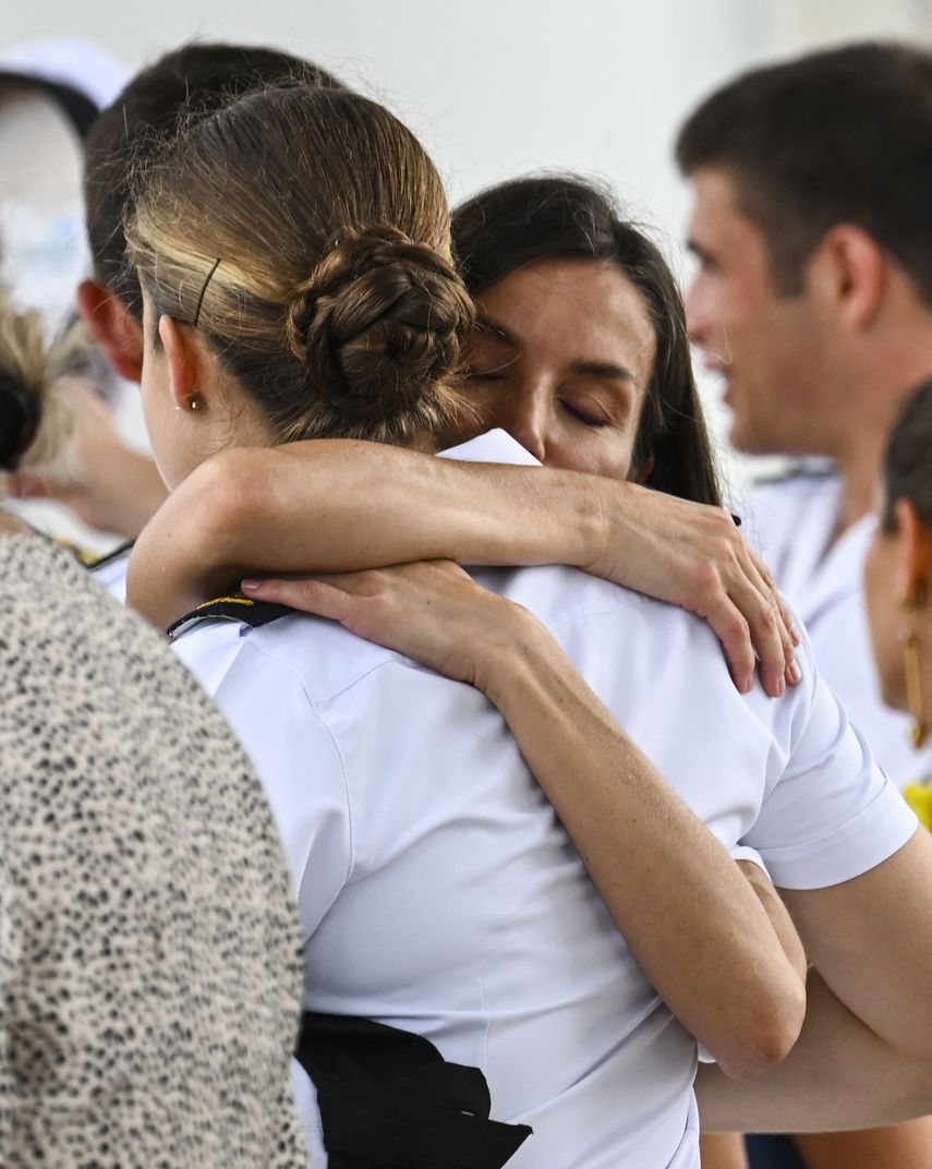 Así fue el emotivo reencuentro entre la Reina Letizia y la princesa Leonor de España en Panamá