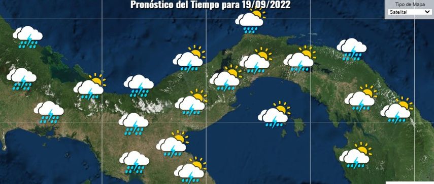 Clima en Panamá hoy: ¿Cuál es el pronóstico del tiempo para el 19 de septiembre?