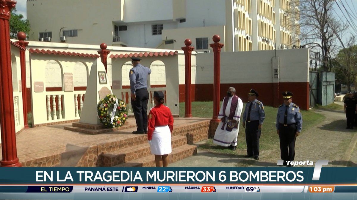 Bomberos conmemoraron 109 años de La Tragedia de El Polvorín