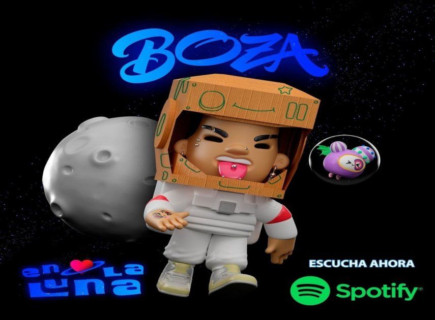 Boza estrena su nuevo EP titulado: En La Luna