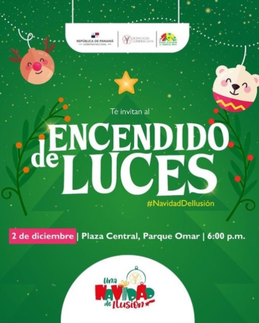 El Parque Omar tendrá el Encendido de Luces el 2 de diciembre