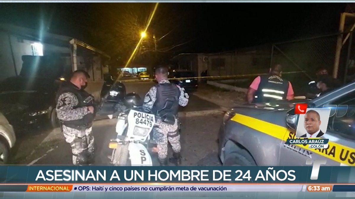 Asesinan de varios disparos a un hombre en Colón