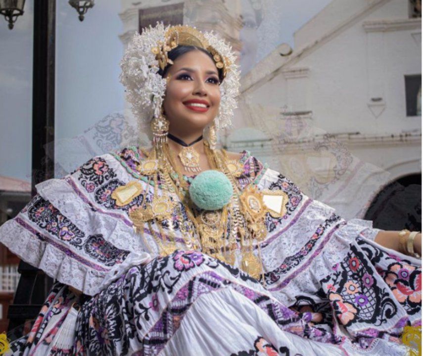 Nicolle Fuentes Escudero es la Reina Nacional De La Pollera 2023