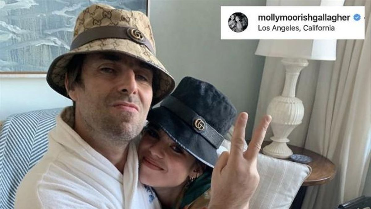 Así es la relación de Liam Gallagher con su hija Molly a los dos años ...