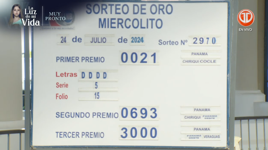 Resultados Lotería Nacional de Panamá EN VIVO: Sorteo del 24 de julio de 2024