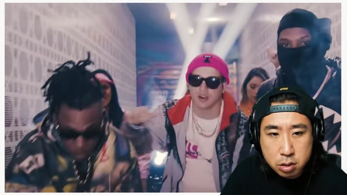 La reacción del Coreano Loco al tema de Cletz, Yemil e Italian Somalí