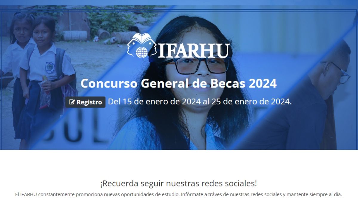IFARHU Concurso General de Becas 2024: Pasos para llenar el formulario
