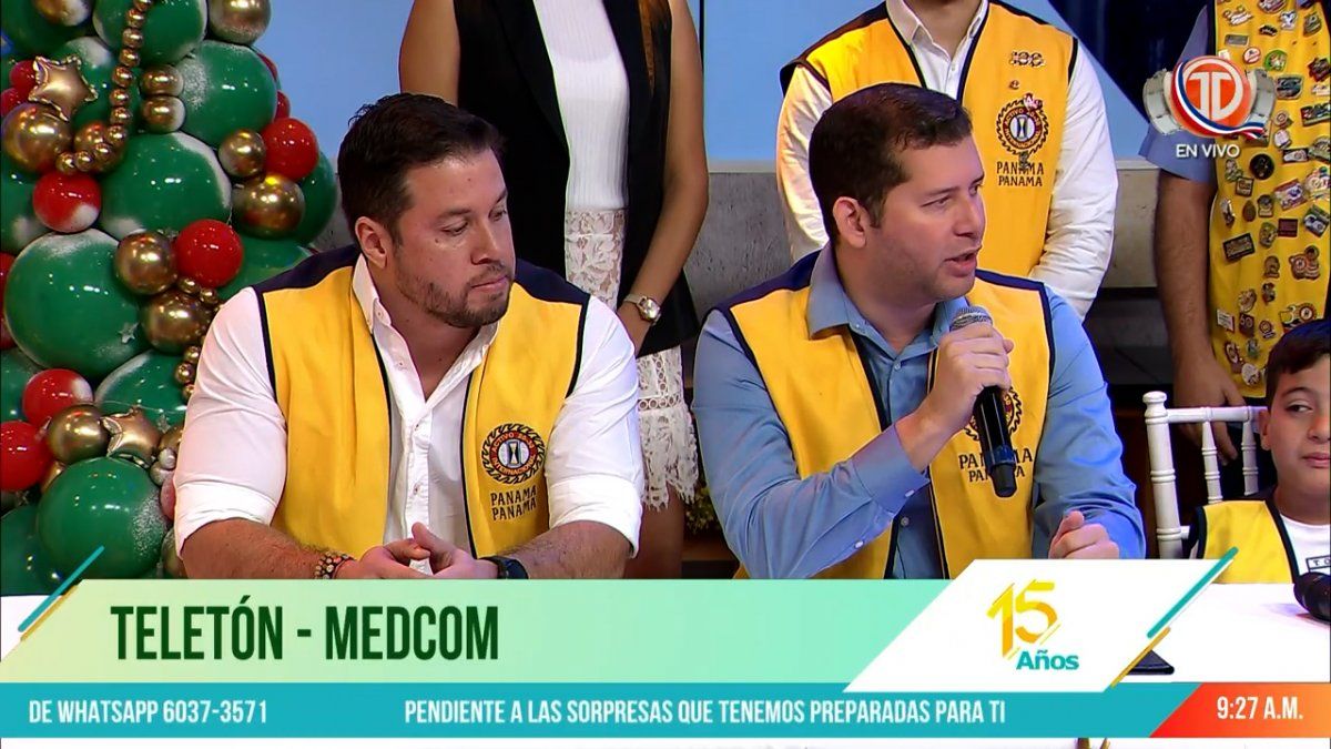 Firma de compromiso de transmisión de la Teletón 20-30 de Panamá 2022