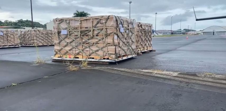 Trasladan droga incautada en Panamá hacia Estados Unidos para ser incinerada