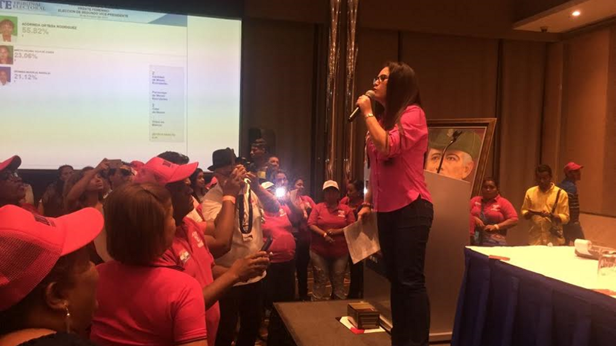 Zulay Rodríguez es electa nueva presidenta del Frente Femenino del PRD