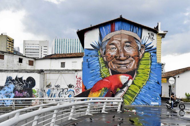 El arte callejero en Colombia
