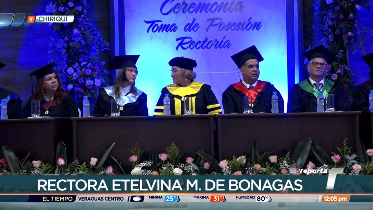 Etelvina de Bonagas toma posesión como rectora de la Unachi