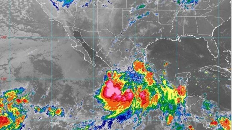 Tormenta tropical Narda se acerca a las costas del Pacífico mexicano
